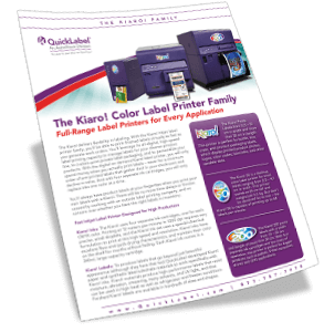 Kiaro! 系列传单 | QuickLabel